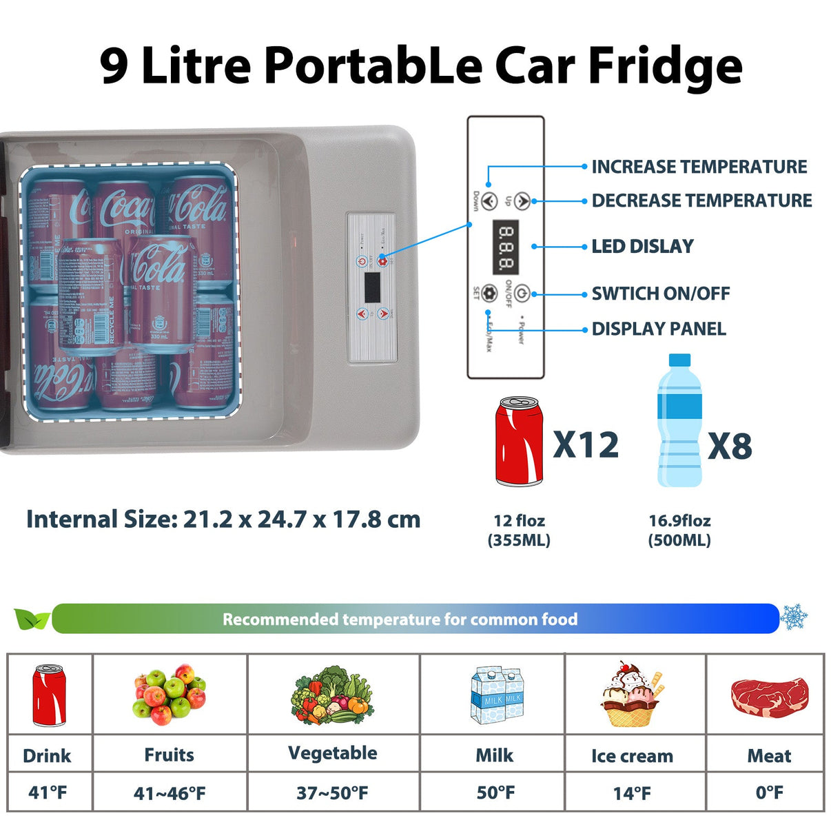 Alpicool C9PT Black Mini Car Fridge – Alpicool UK Store