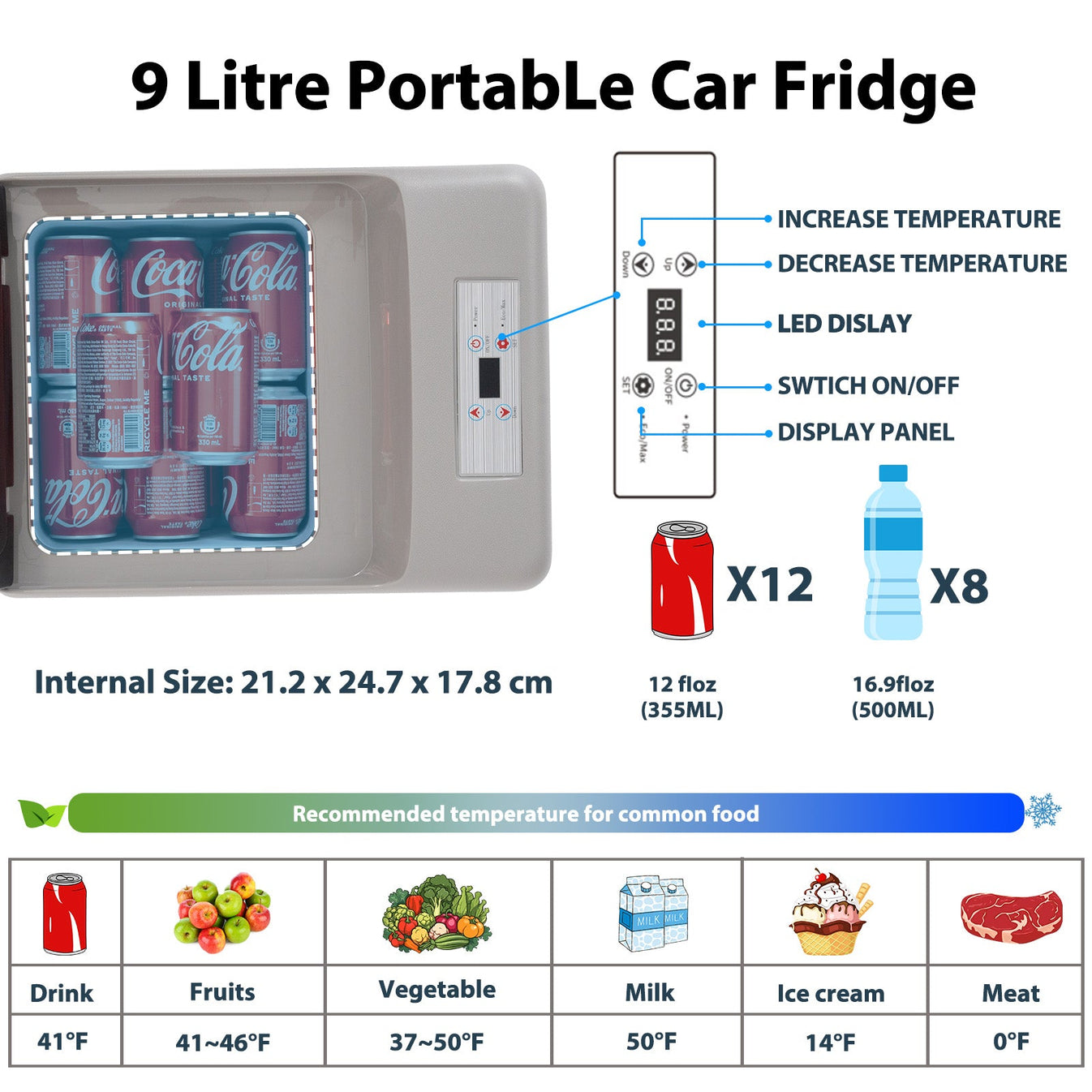 Alpicool C9PT Black Mini Car Fridge – Alpicool UK Store