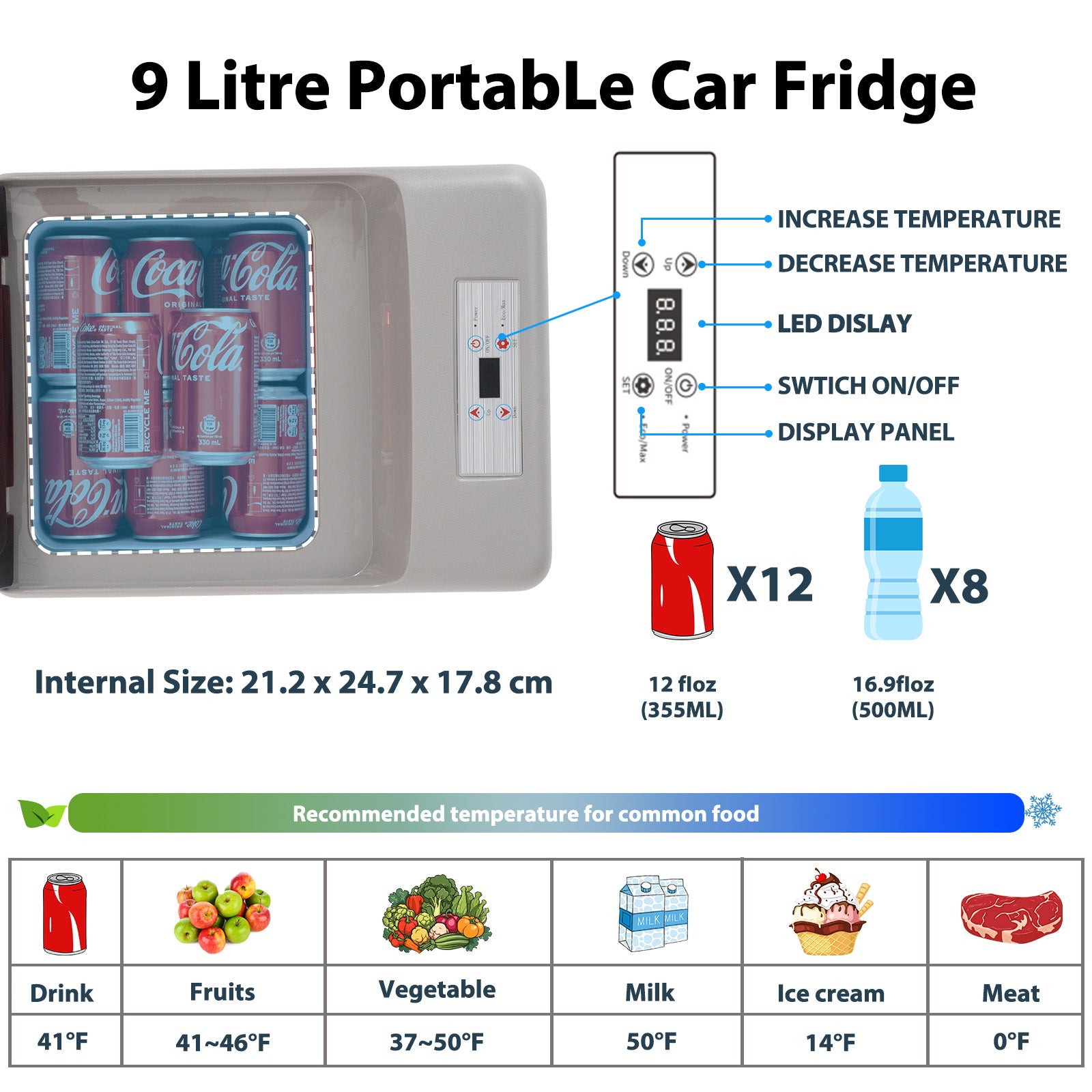 Alpicool C9PT Black Mini Car Fridge – Alpicool UK Store