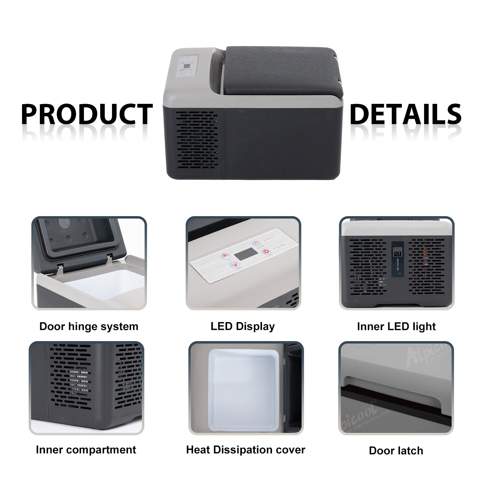 Alpicool C9PT Black Mini Car Fridge – Alpicool UK Store